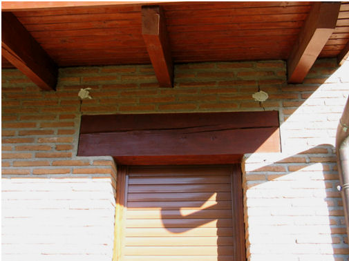 AITIM INFORMA: Dinteles de madera fuertemente fendados