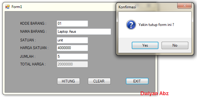 PERKENALAN DAN PERKEMBANGAN VISUAL BASIC 2008: PROCEDURE, FUNCTION DAN ...