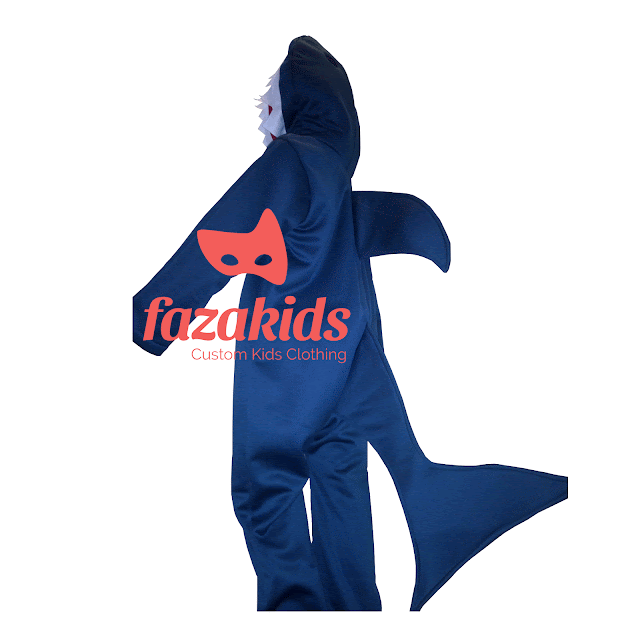 Kostum Anak Lucu Ikan Hiu (Hewan) :: Toko Online Custom Pakaian Anak Lucu