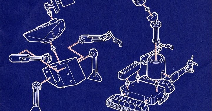 Vintage Star Wars Droid Factory blueprints
