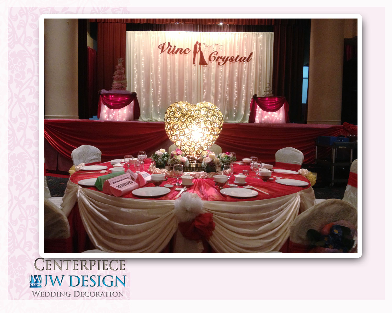 JW Design Wedding Decoration: Viinc's & Crystal Wedding @ Klang ...