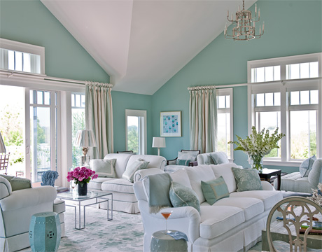 Modern Country Style: Case Study: Farrow and Ball Powder Blue