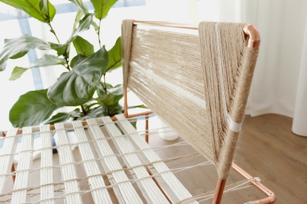 where techy meets pretty + etc: FUN at Home Depot: Copper Pipe Chair