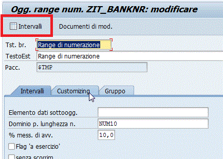 Informazioni utili e pratiche su SAP: ABAP - Creazione Range di numerazione