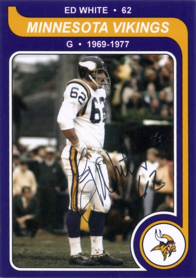 Minnesota Sports Autograph Project: ED WHITE