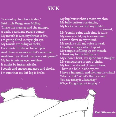 Entertaining Interests: IWSG & AtoZ Recap - Shel Silverstein Poems