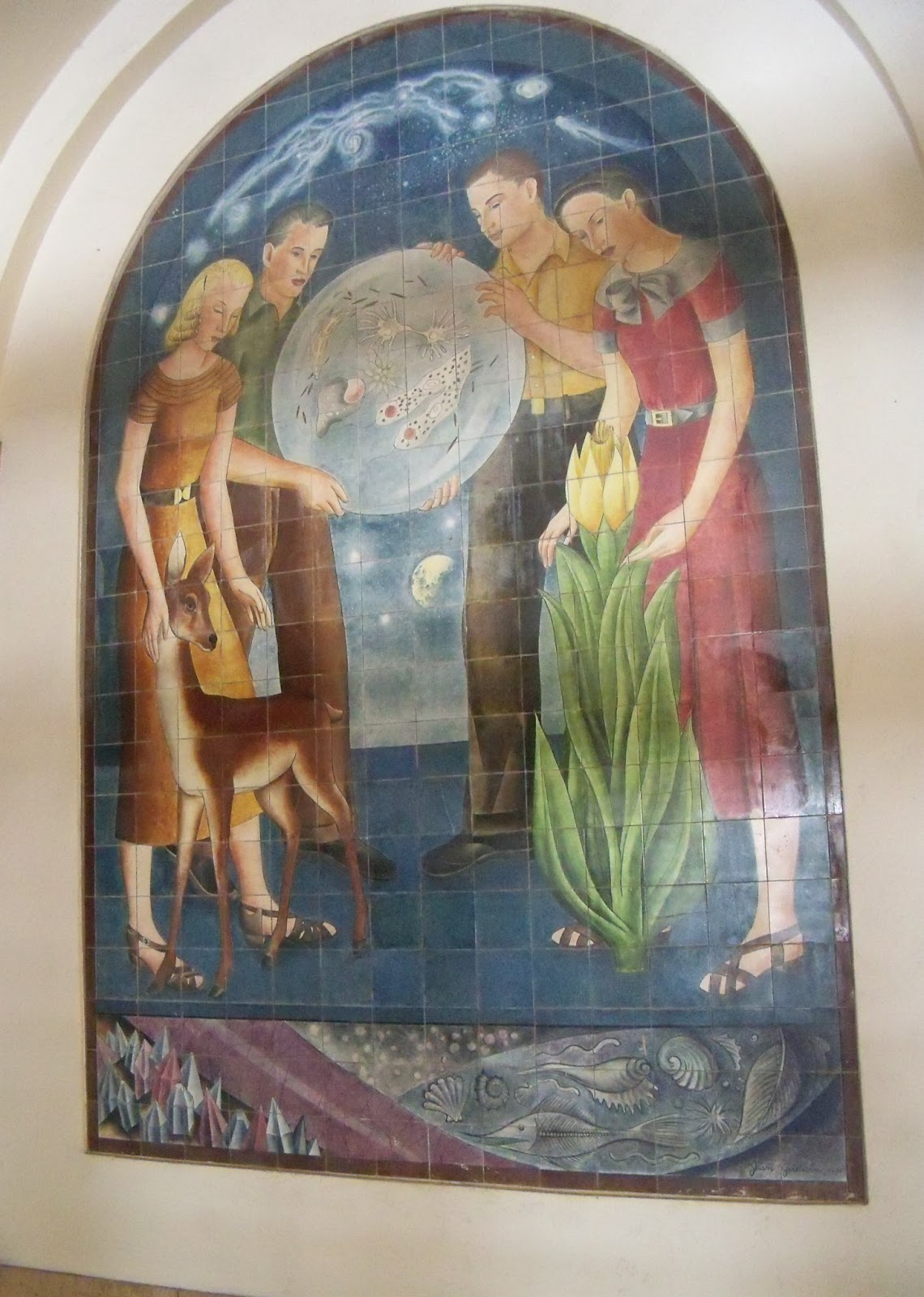 History, Los Angeles County: USC Tile Mural / Mosaic