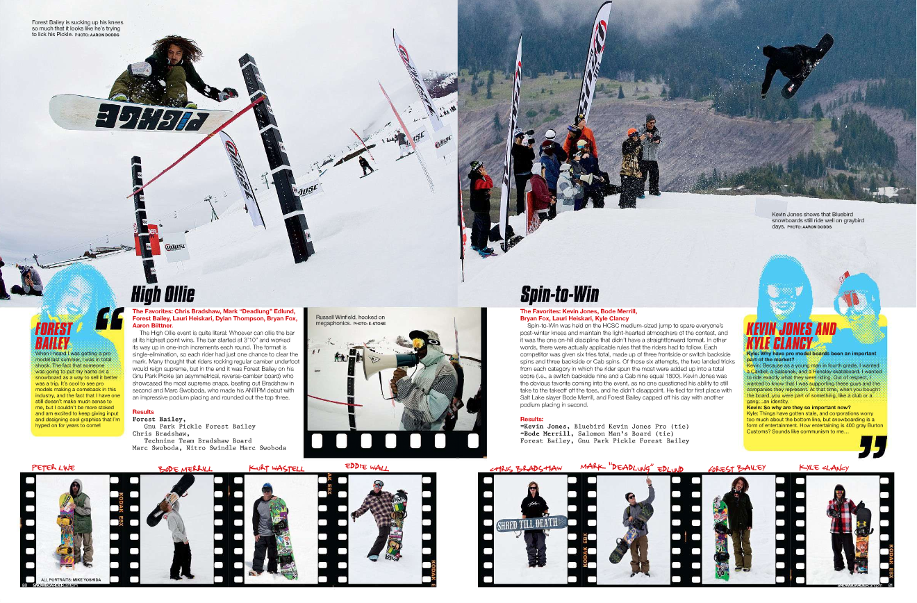 Aaron Dodds Blogography: SNOWBOARDER Magazine VOL. 24, Issue 4