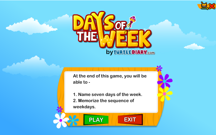 Laura's Class: Days of the week game
