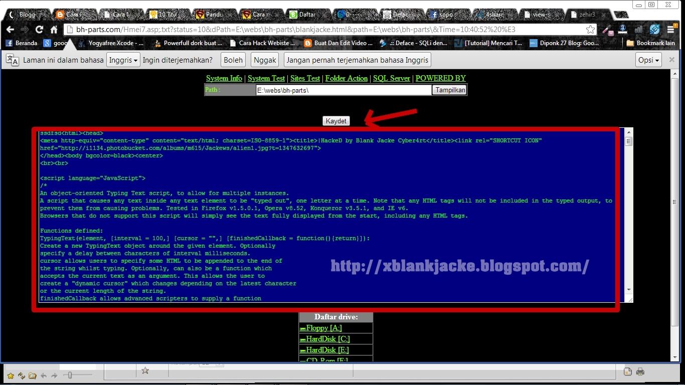 Tutorial Cara Paling Mudah Deface Website Dengan Webdav 2015