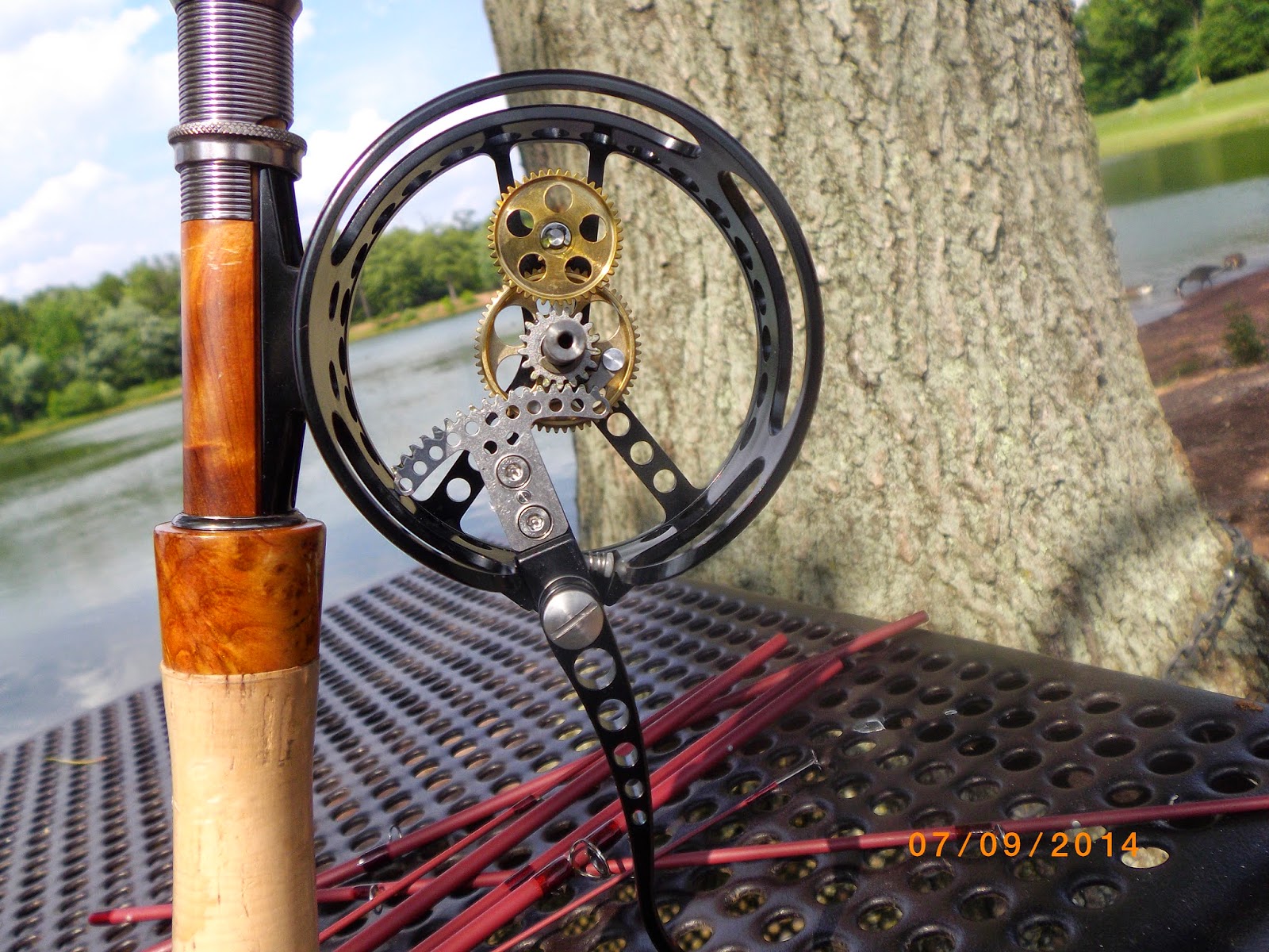 The Great Lakes of NYC: JMC OZONE Semi Automatic Fly Reel