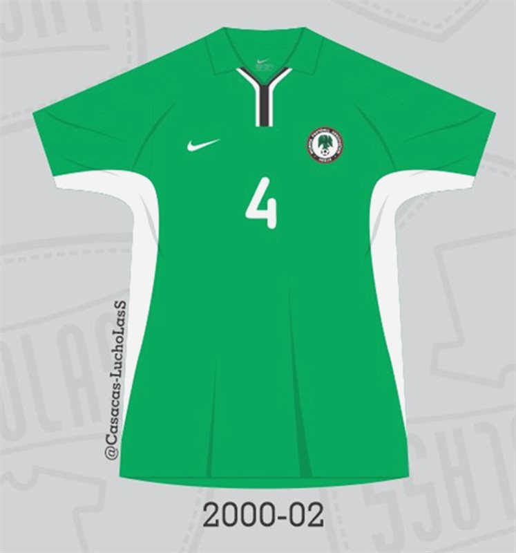 Full Nigeria Kit History 1949-2020 - Footy Headlines