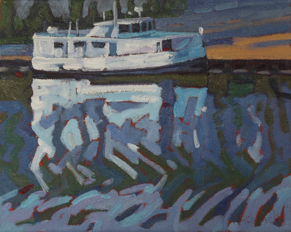 Phil Chadwick's Art: #1995 "Benjamin-Charles the Turtle Boat"