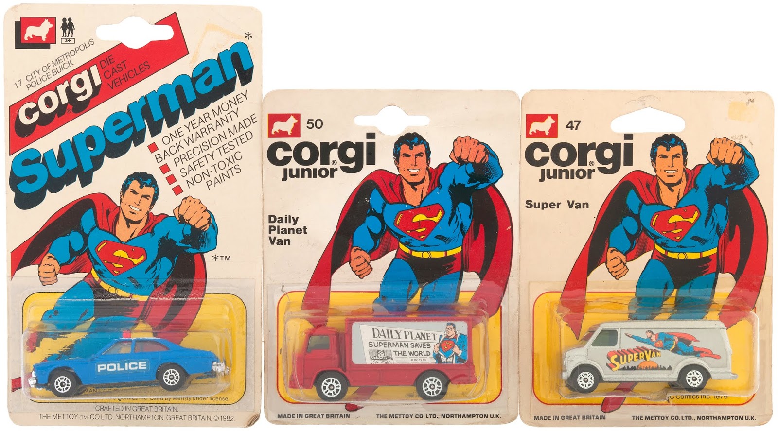 The Dork Review: Corgi's Superman Vehicles