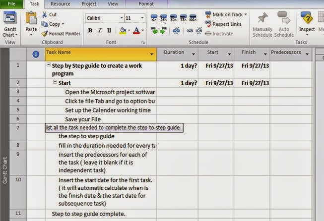 CONSTRUCTION MANAGER: WORK PROGRAM BY MICROSOFT PROJECT : STEP BY STEP ...