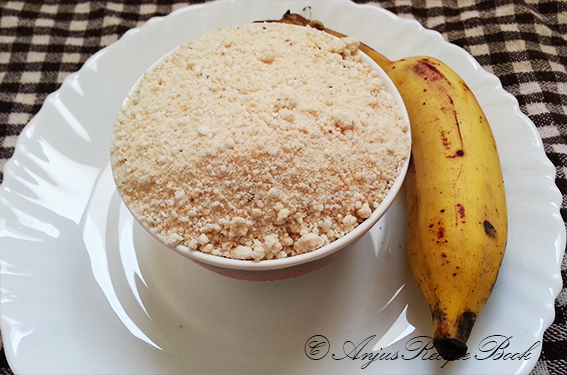 Avalose Podi / Roasted Rice powder with coconut | Anju's Recipe Book