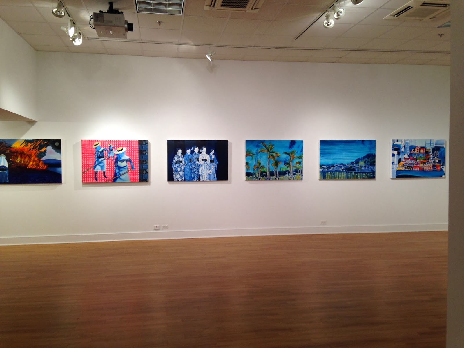 LAURA KINA: Blue Hawaii installation shots and catalog - "Okinawan ...