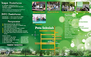 Desain Brosur PPDB ukuran A4 lipat 3 dua sisi | JASA DESAIN DAN CETAK