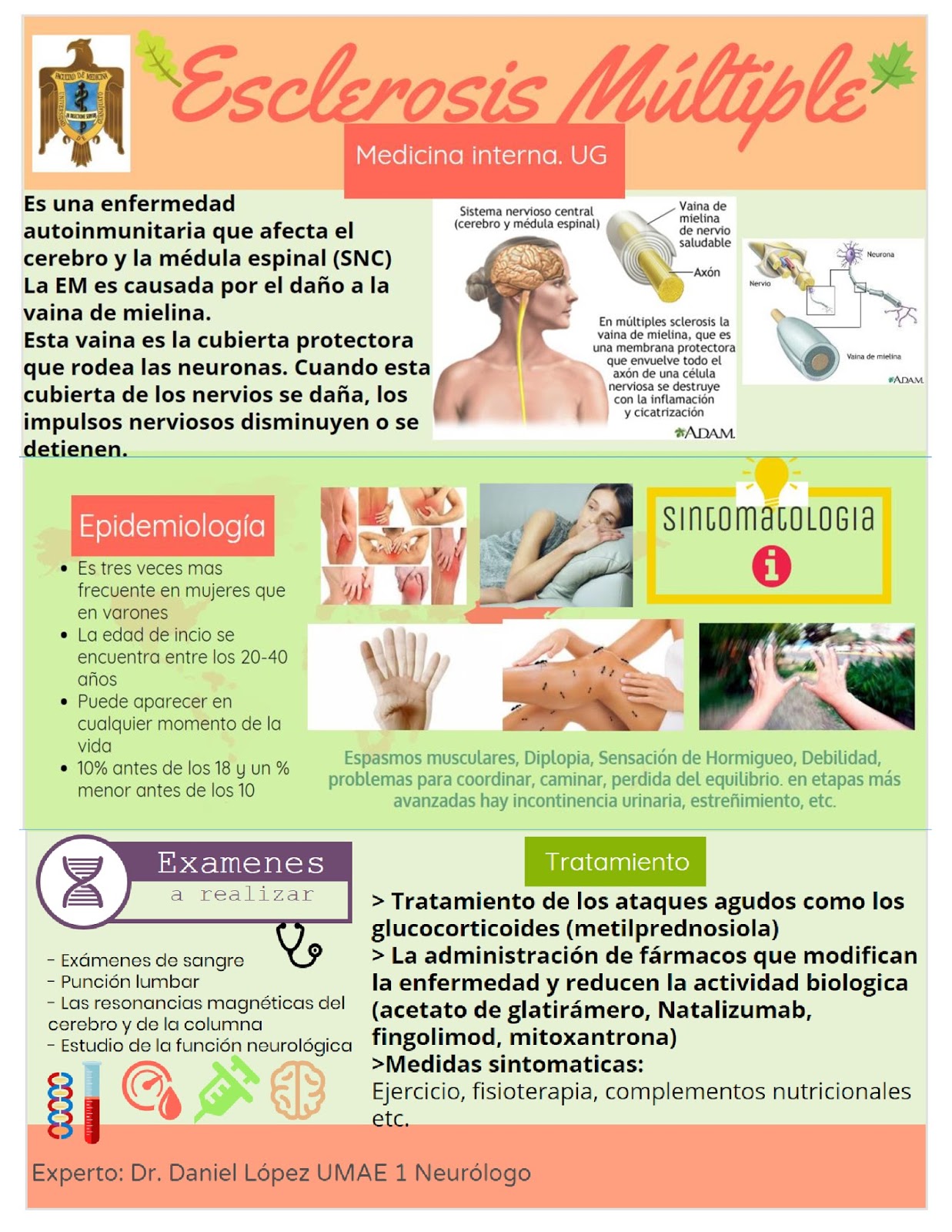 DIVULGACIÓN CIENTÍFICA UG: Esclerosis Múltiple
