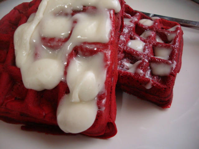Red Velvet Waffles