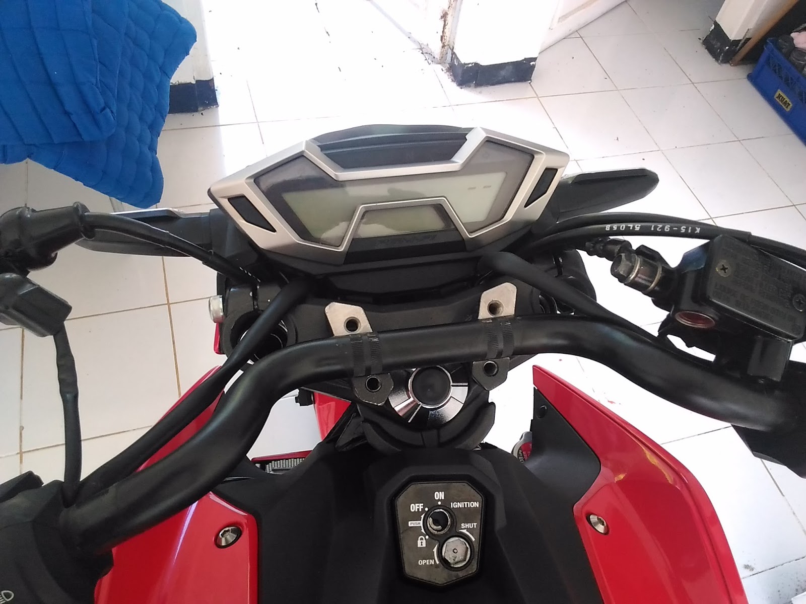 Bike and Travel: Pasang Stang Yamaha Byson ke All New CB150R