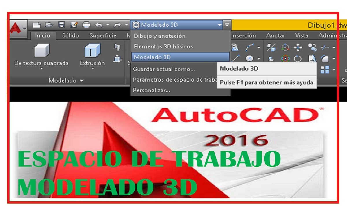 CAMBIAR ESPACIO DE TRABAJO A MODELADO 3D. ~ Ingeniería Industrial Easy