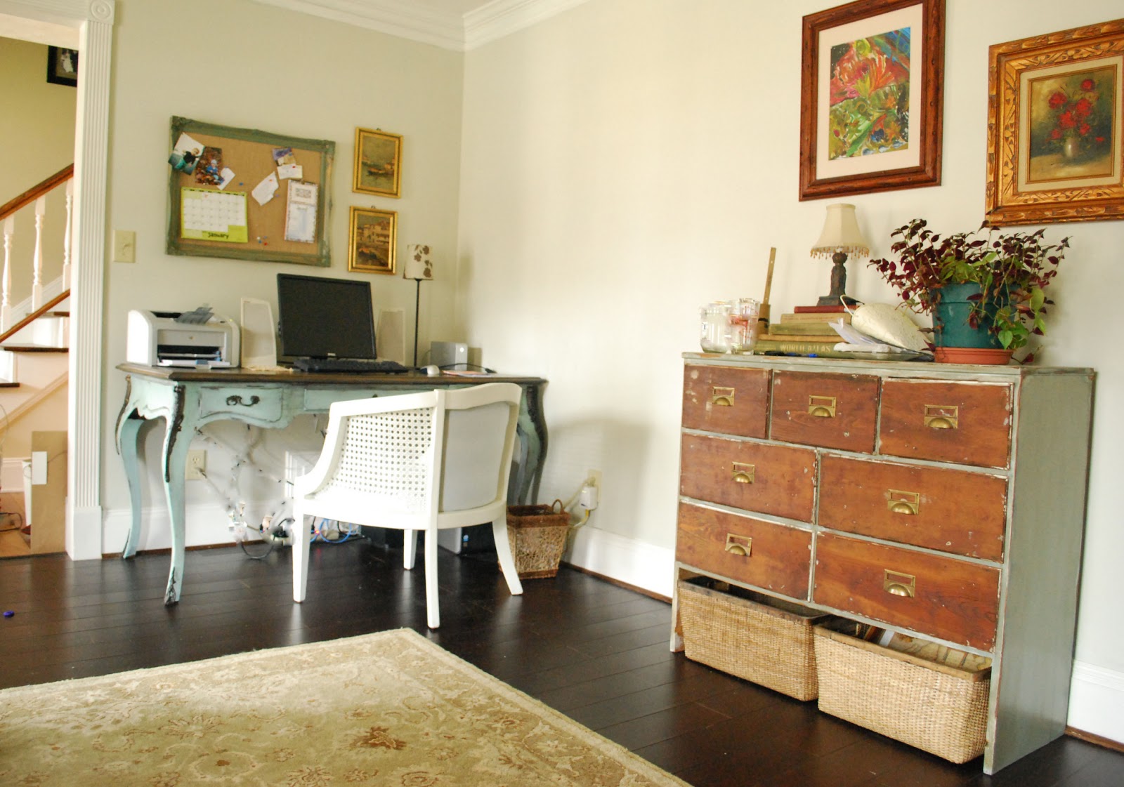 Between Blue and Yellow: Library Makeover