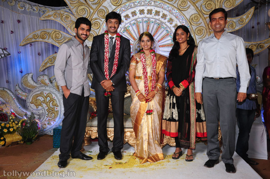 Aryan Rajesh Wedding Reception Photos Stills