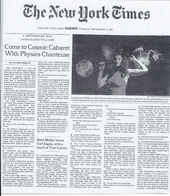 Lynda Lovon: #AstroSH: Geoff Marcy and the Physics Showgirl