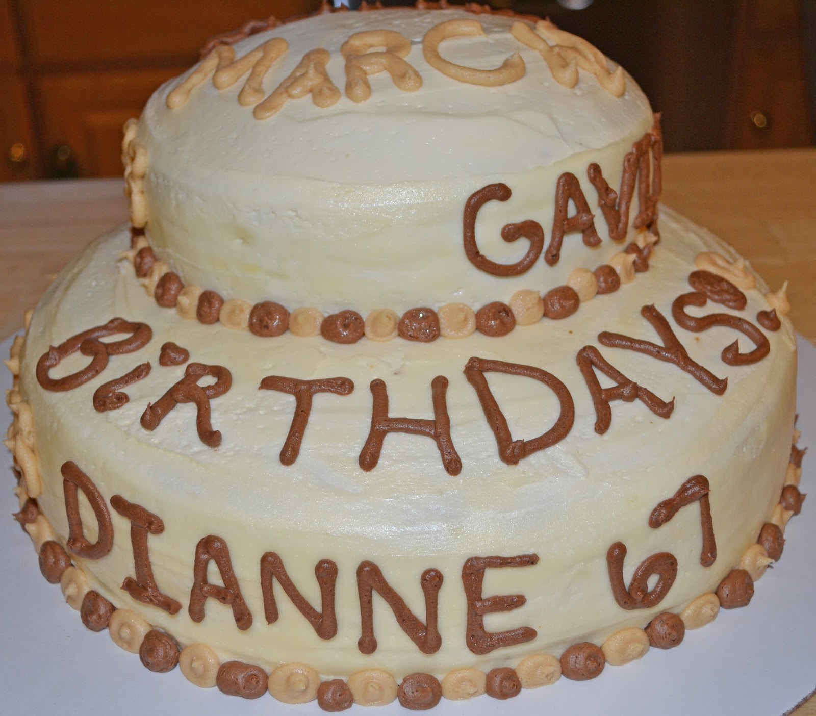 Affordable Cakes by Tiffany: March Birthday Cake