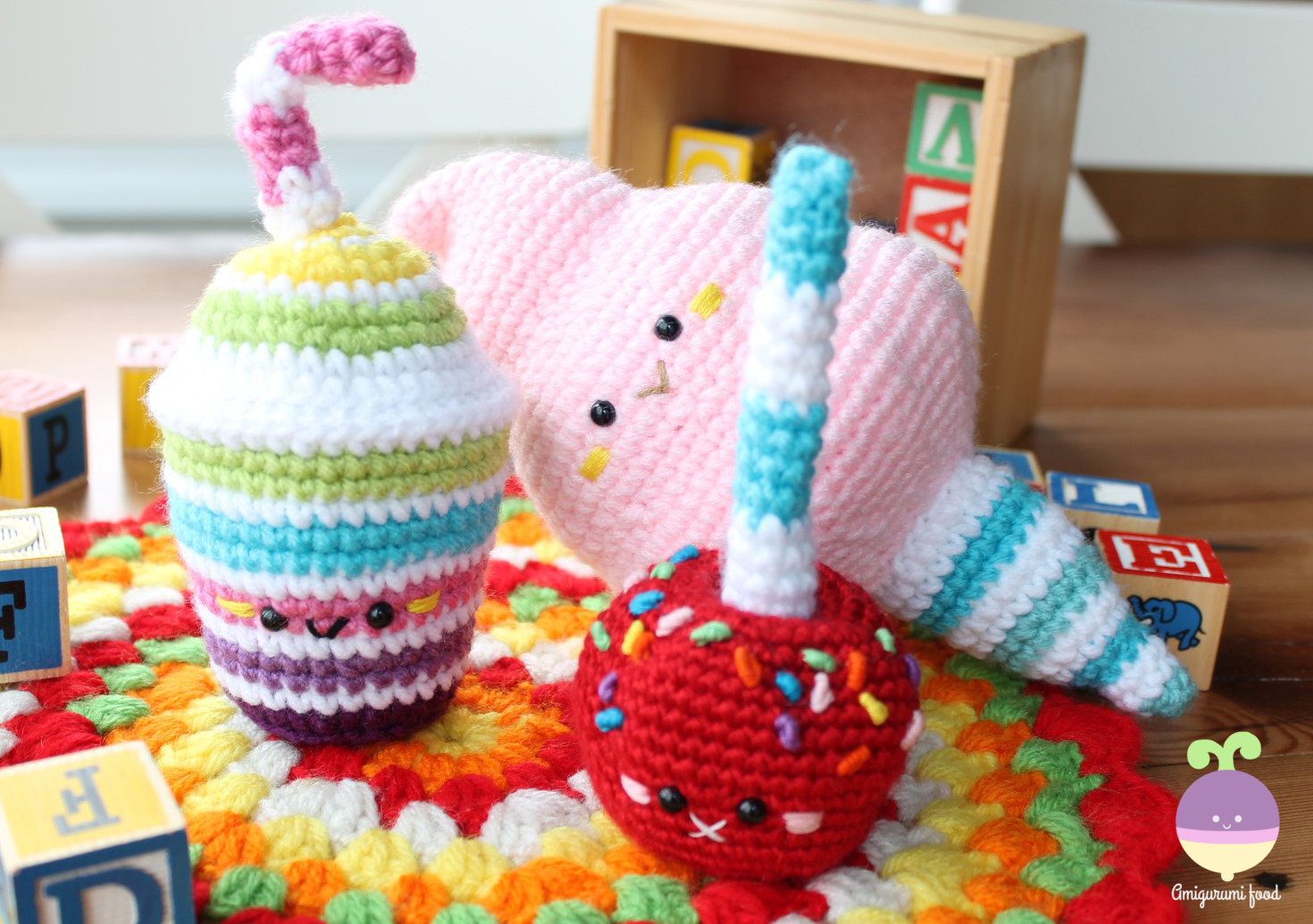 Amigurumi Food on Etsy