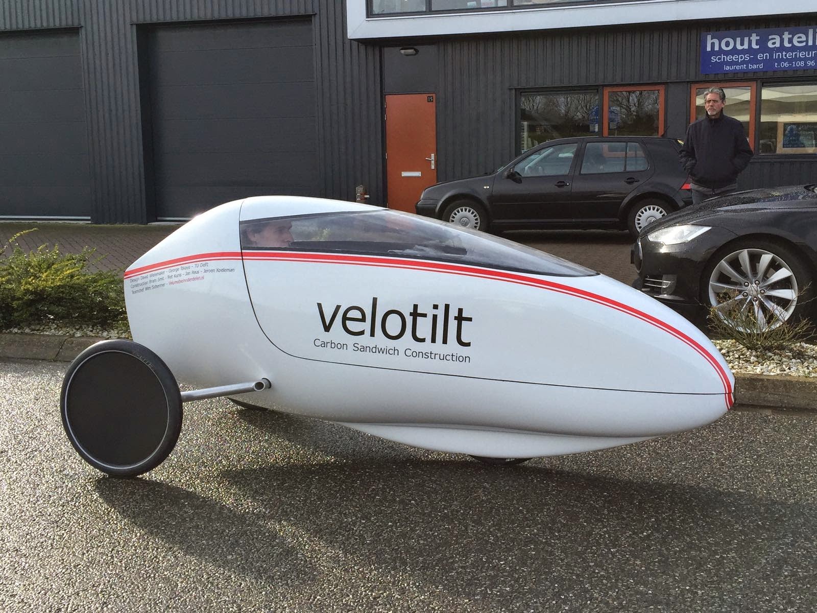 Velomobiel Quest en Wim Schermer: VeloTilt met grote stappen vooruit