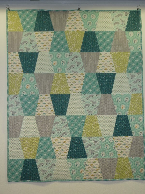 einfach bunt...: Aqua Quilt