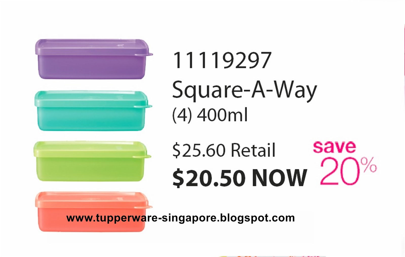 Buy Tupperware in Singapore: Pre-Jubilee E-Promotion