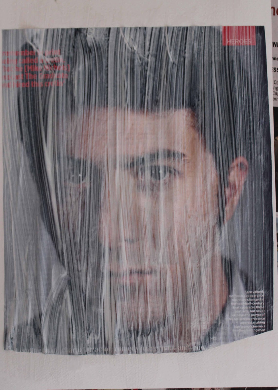 Creating and Educating: Mixed Media Magazine Faces