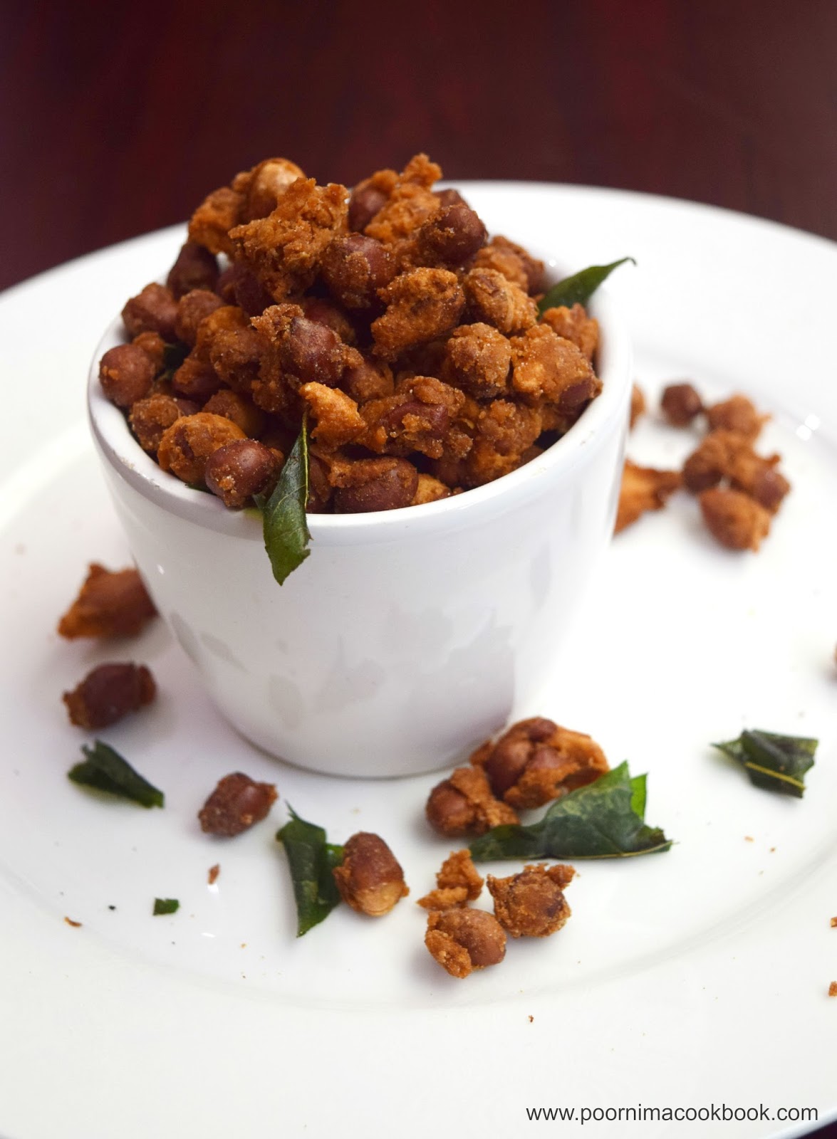 Poornima's Cook Book: Masala Kadalai / Masala Peanuts / Spicy Masala ...