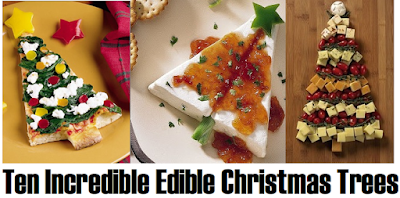 Fun Food Art Christmas Trees To Decorate Any Holiday Table: