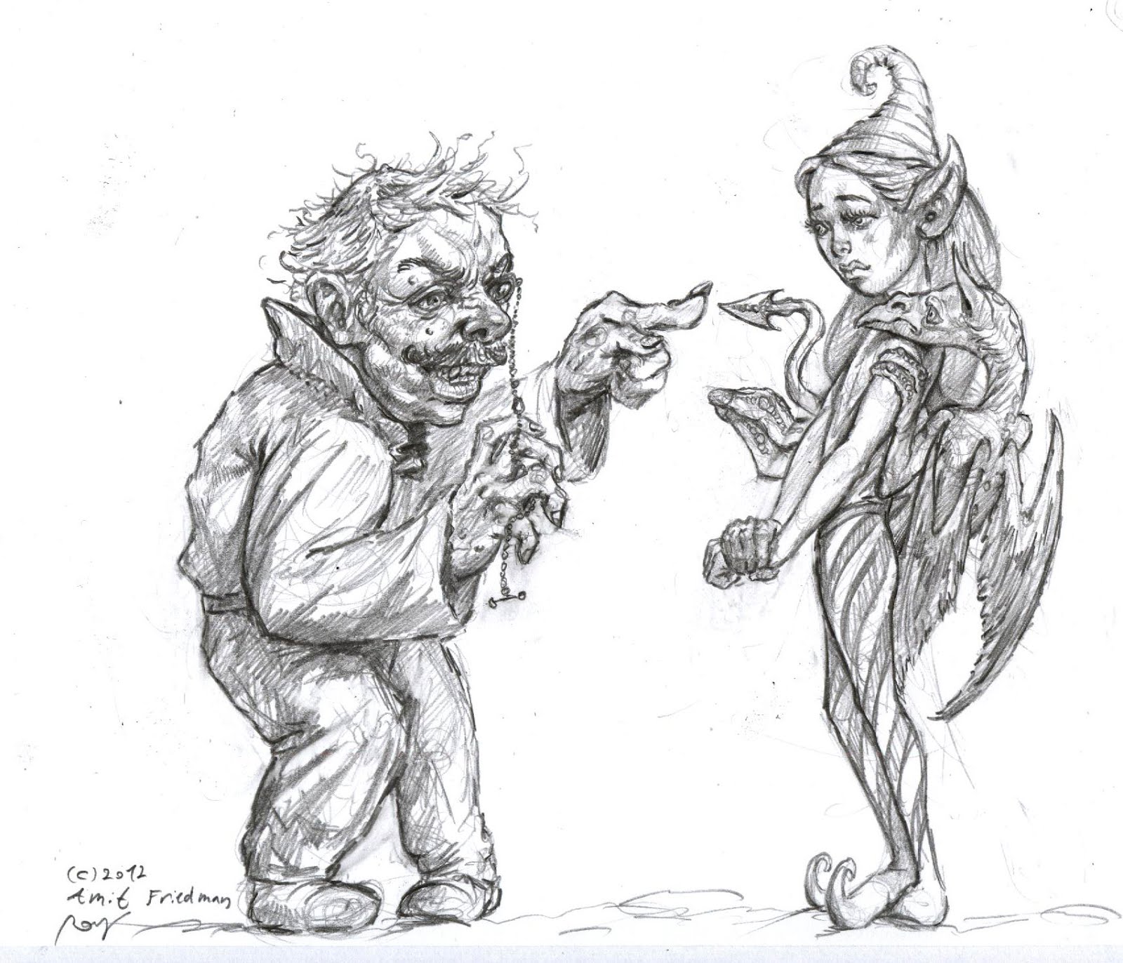 קישקוש - בלוג אומנות ויזואלית בניהול קהילתי: מי לא אוהב קצת גרוטסקה?