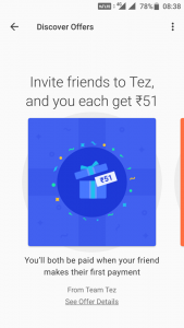 Google Tez App: Get Rs 51 Cash on Signup + Rs 51 Per Refer