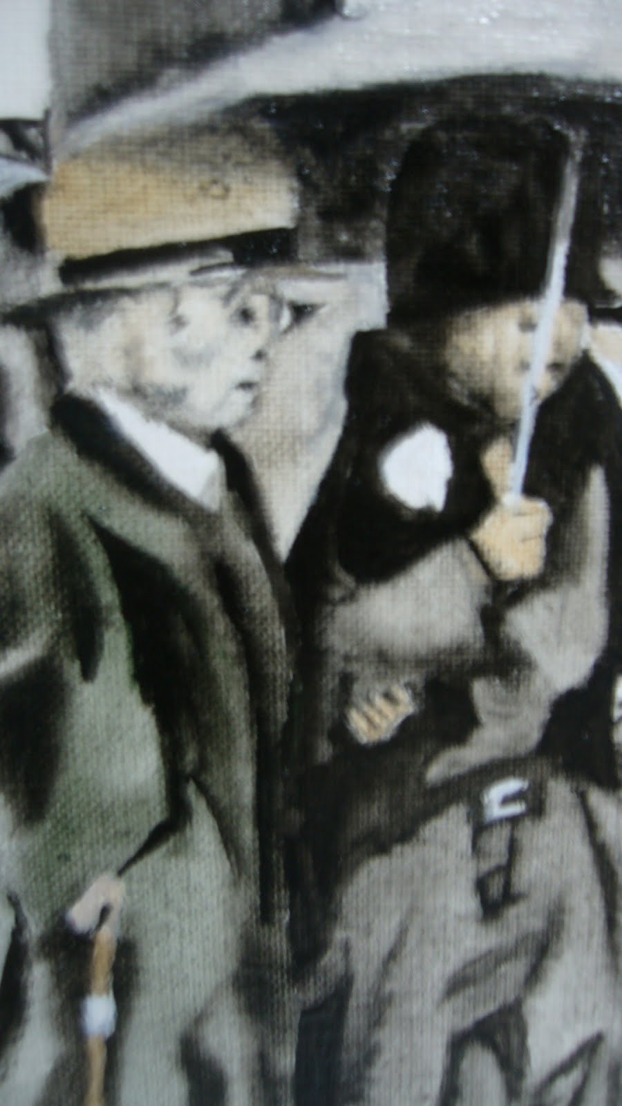 SHOGO YOSHIDA (KAWAII FRESCO Ⅱ下手でも新鮮2): Angel family/section detail/oil ...