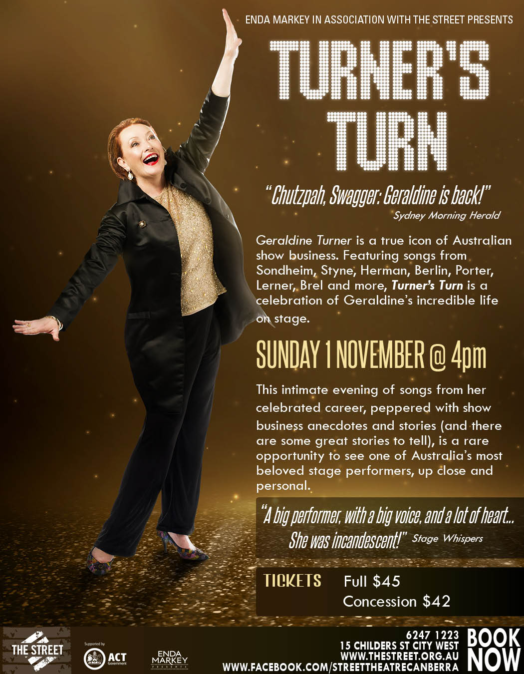 Canberra Critics Circle: TURNER'S TURN - Geraldine Turner