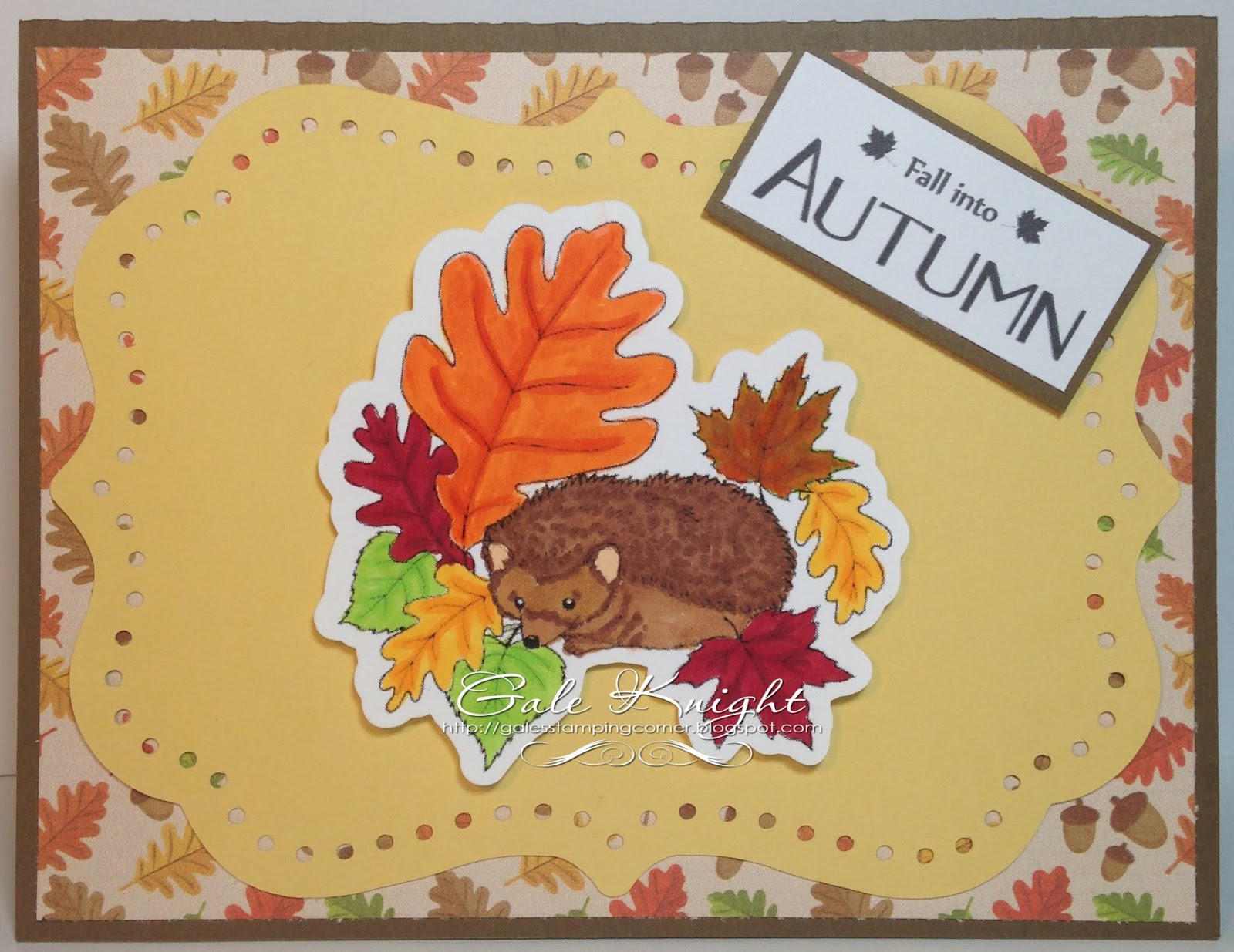 Gale's Stamping Corner: Fall Into Autumn
