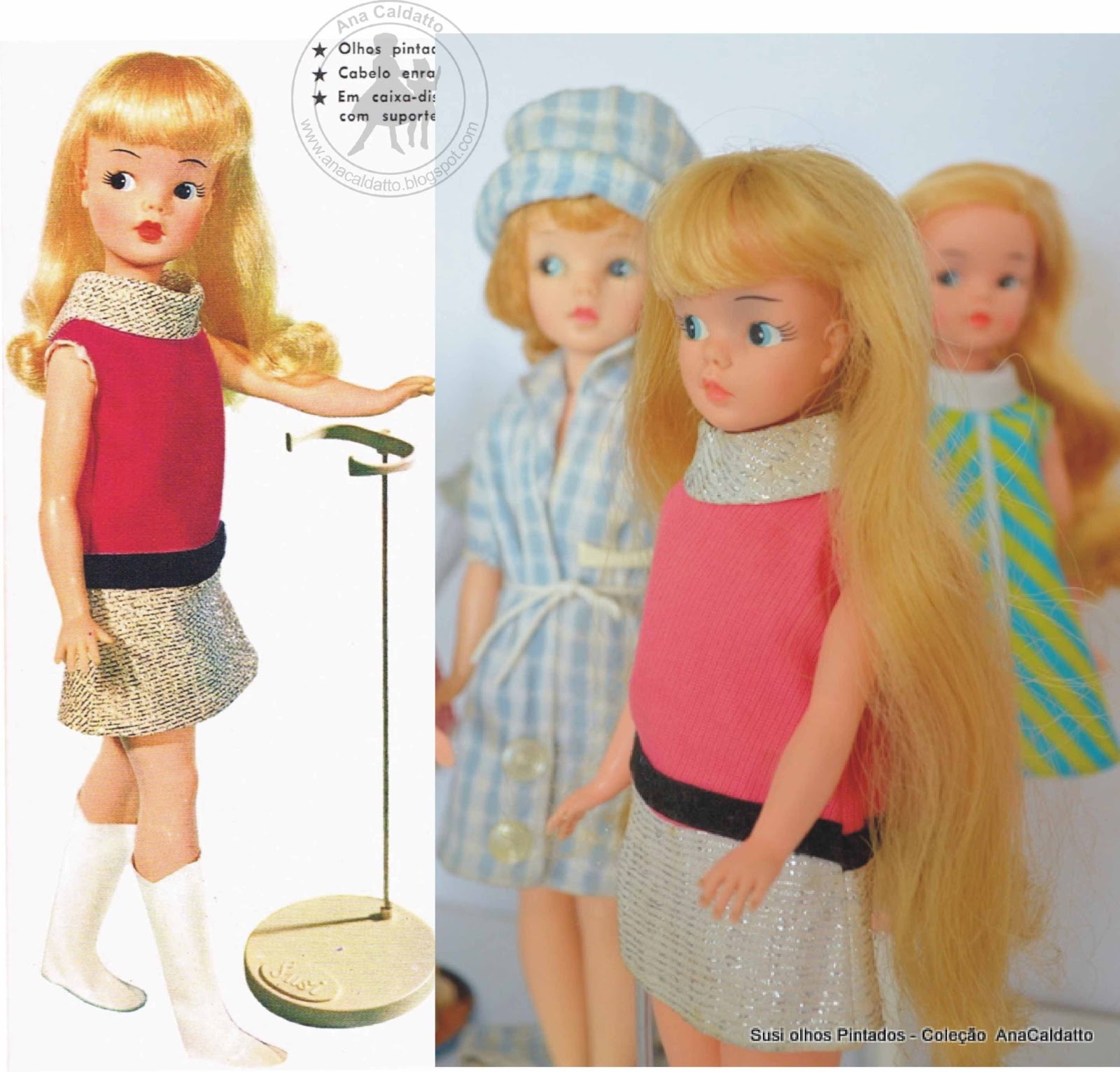 Ana Caldatto : Coleção antiga Bonecas Susi da Estrela anos 60, 70, 80 ...