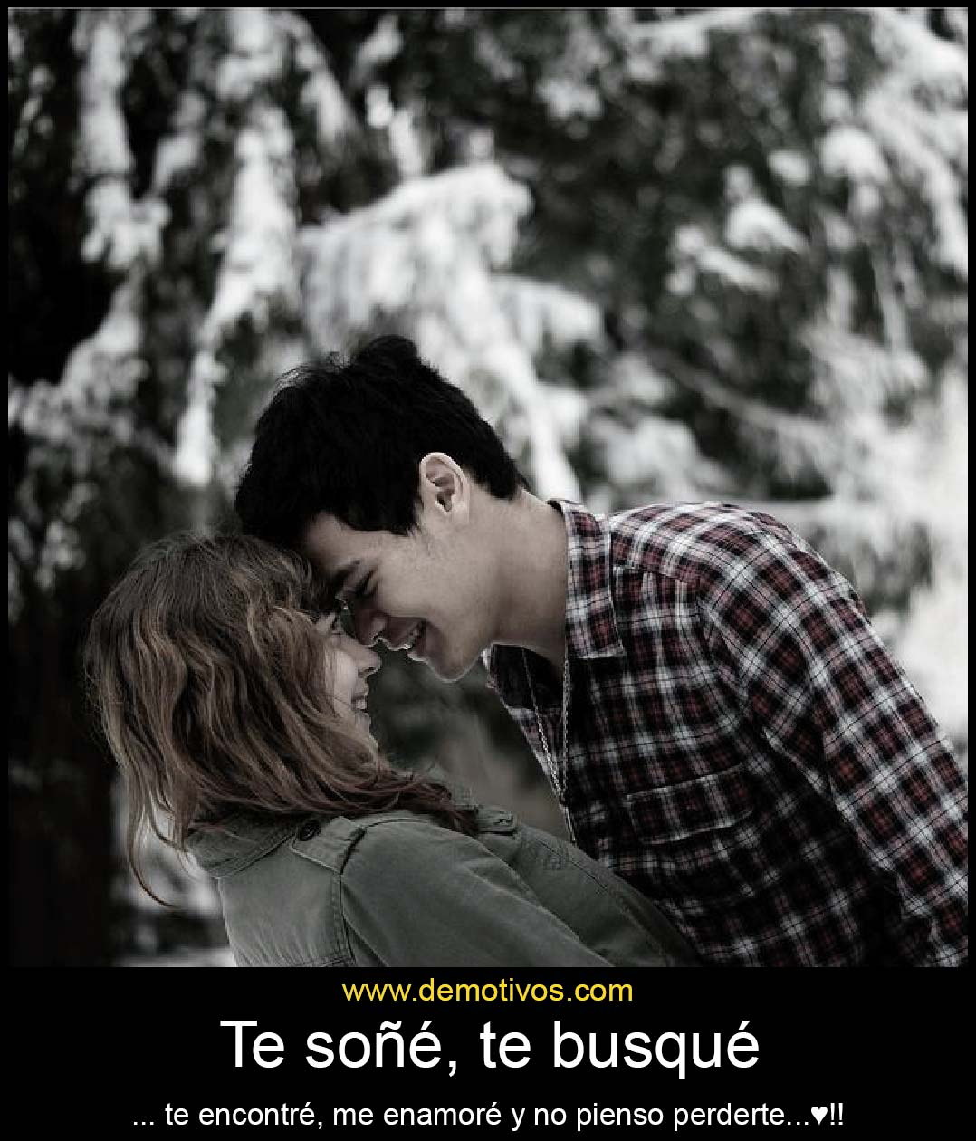 Desmotivaciones de Amor: Te soné, te busqué, te Encontré, me Enamoré y ...