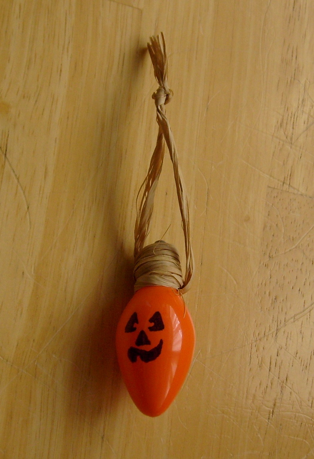 Happier Than A Pig In Mud: Jack-O-Lantern Light Bulb Ornament Tutorial