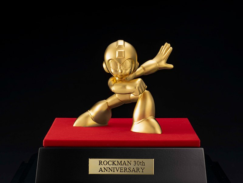 Rockman Corner: Rockman 30th Anniversary Gold Statue Now Available To Order