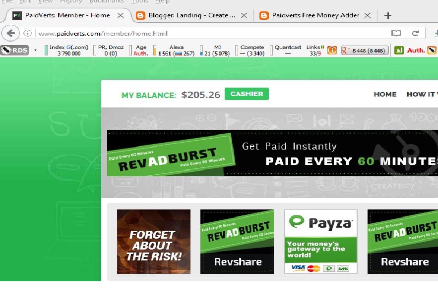 Paidverts Free Money Adder