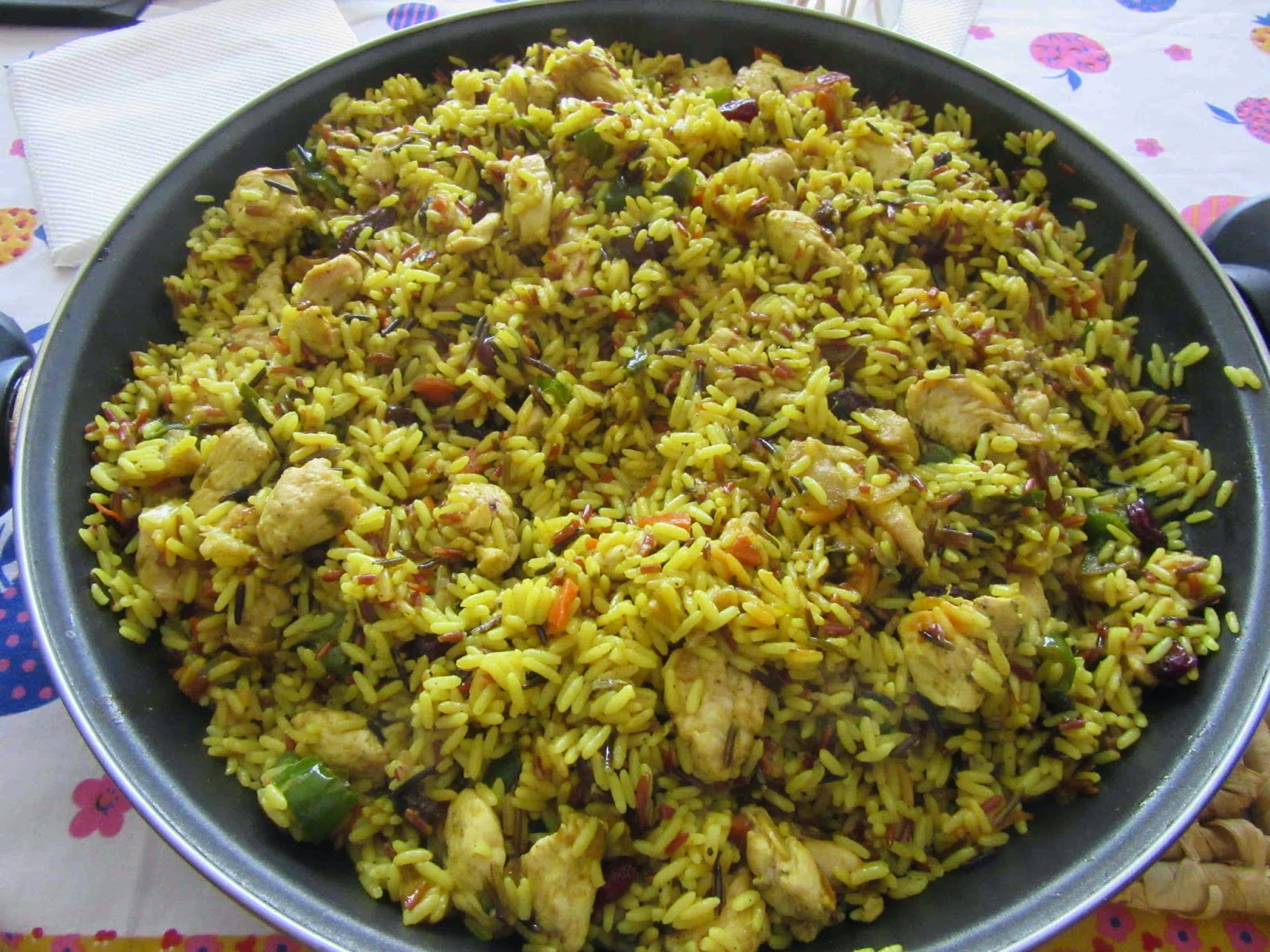 Culinaria y otras cosas: Arroz indio con carnes