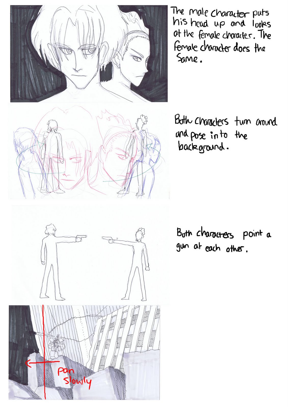 Mock Anime Opening Storyboard – HYUN PARK ART