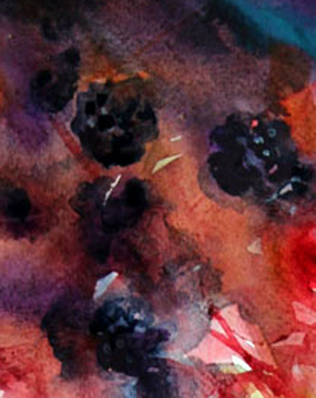 Watercolours With Life: Autumn Inspiration: Blackberries in Watercolour